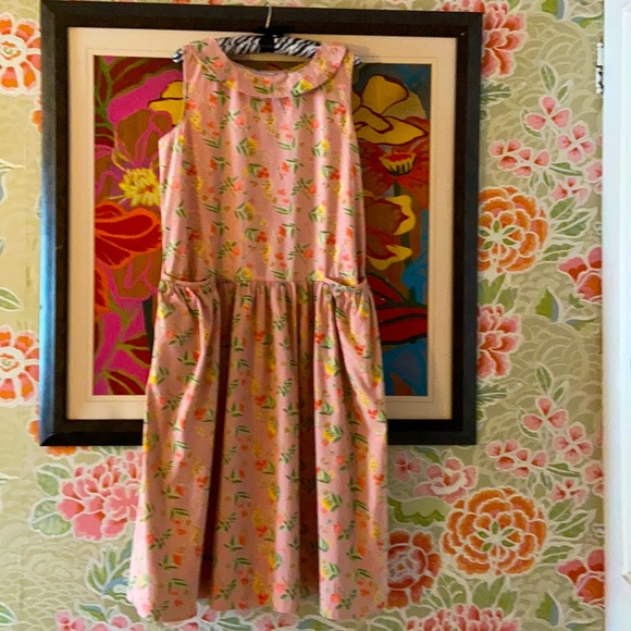 komil | Dresses | Vintage 8s Komil Floral Cotton Dress M | Poshmark